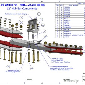 Razor Blades - Gyro Technic - Performance Rotor System for Gyroplanes!