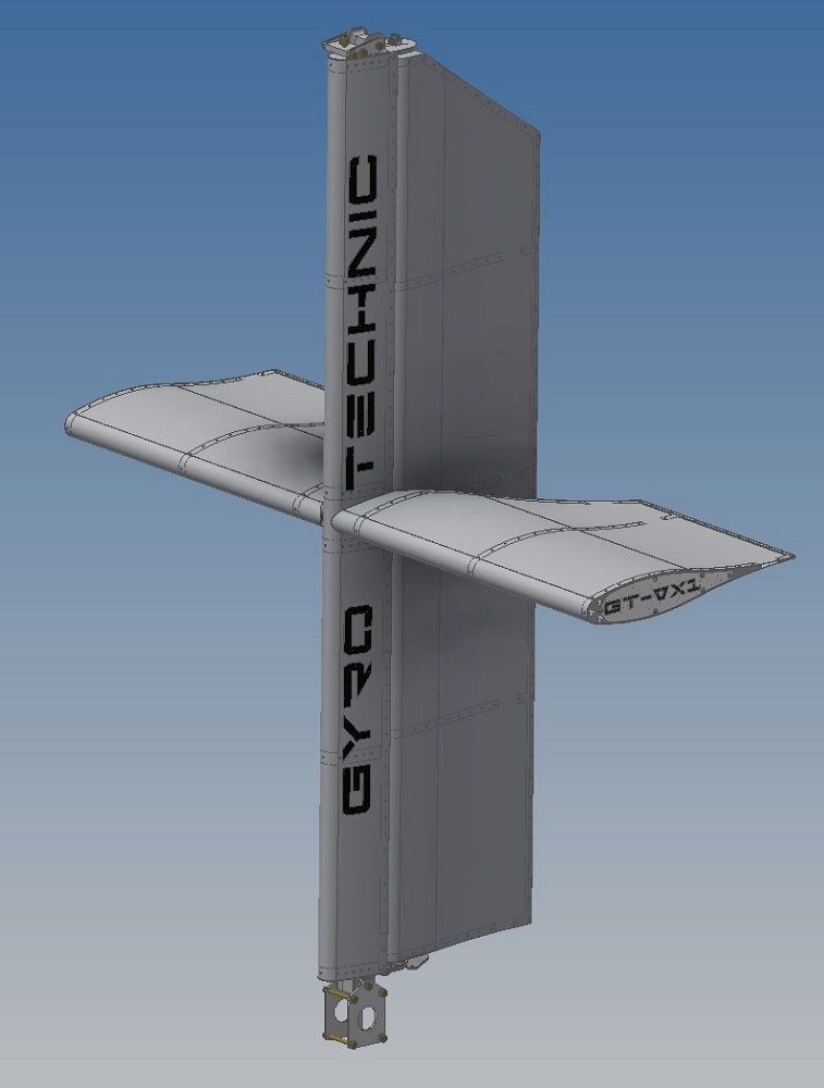 Dominator tail adaptor - Gyro Technic - Adaptor GT Tail on Dominator gyro.